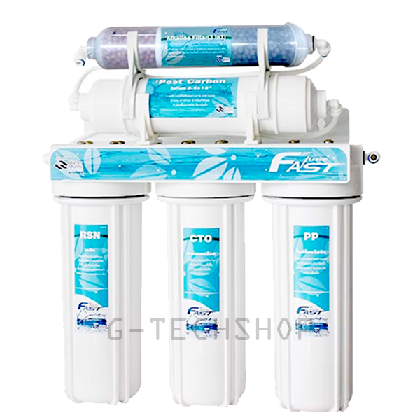 เครื่องกรองน้ำ Fast Pure 5 ขั้นตอน Alkaline Filter 3 in 1 - G-Tech Solution